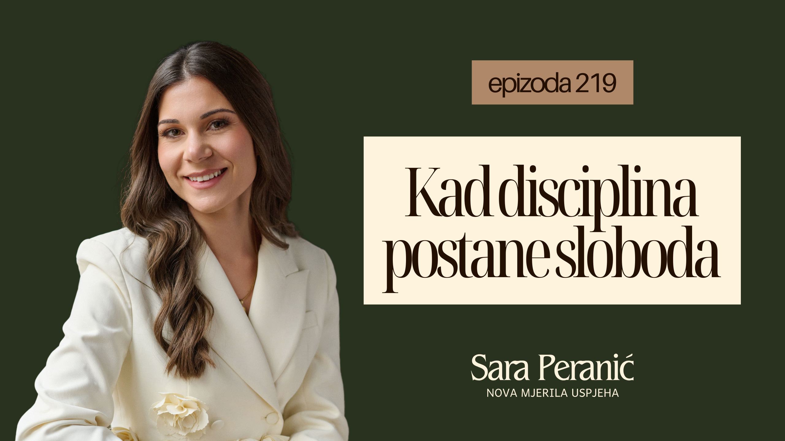 Od vojnog režima do života u skladu sa sobom — Sara Peranić